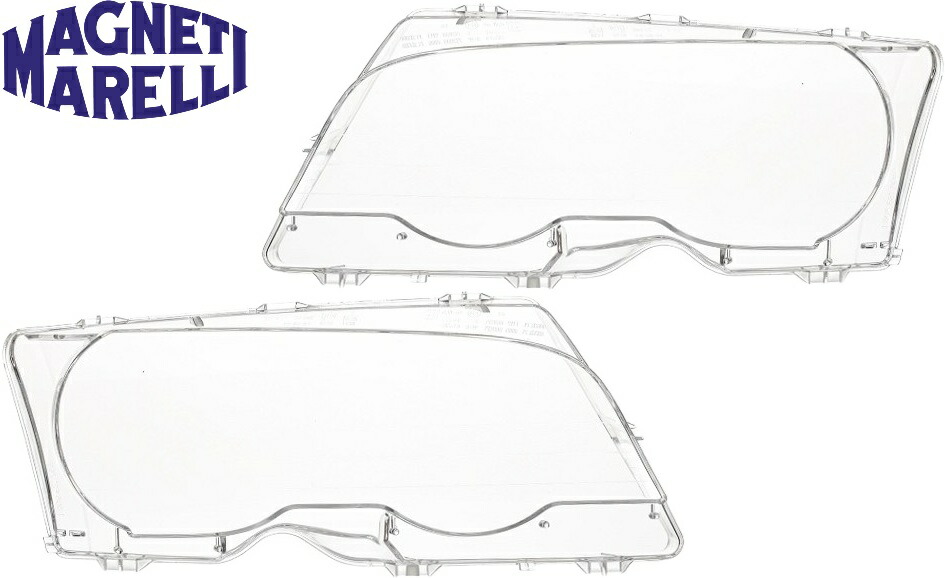 【楽天市場】【M's】 E46 BMW 3シリーズ クーペ カブリオレ (1998.12-2007.12) MARELLI ヘッドライトレンズ ...