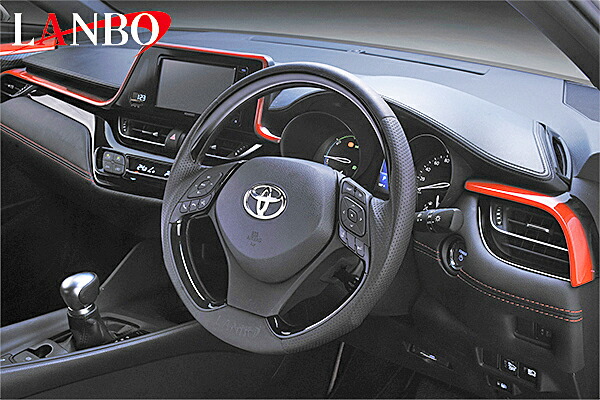 【楽天市場】【M's】トヨタ C-HR(ZYX10/NGX50)LANBO製 ガングリップ ステアリング TYPE1 (ピアノブラック)／／／社外品 TOYOTA CHR CH-R ...