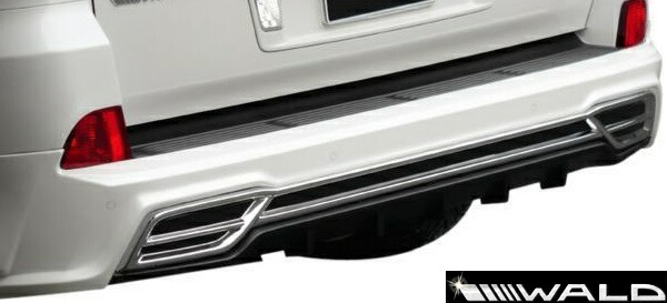 【楽天市場】【M's】レクサス LX570 URJ201W（H27.9-）WALD リアスカート（メッキパーツ付属。）／／ABS製 ヴァルド バルド エアロ スポーツライン SPORTS ...