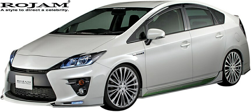 【楽天市場】【M's】トヨタ プリウス G’s 30系 (2011/12-2015/12) ROJAM VERDE フロントリップスポイラー／／ZVW30 FRP ロジャム ヴェルデ エアロ ...