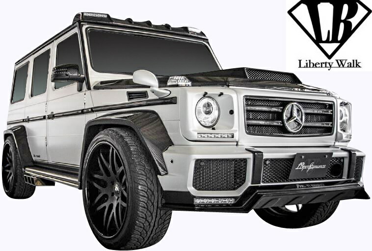 【楽天市場】【M's】W463 AMG G63 (2012y-) Liberty Walk LB-WORKS フロントアンダースポイラー ...