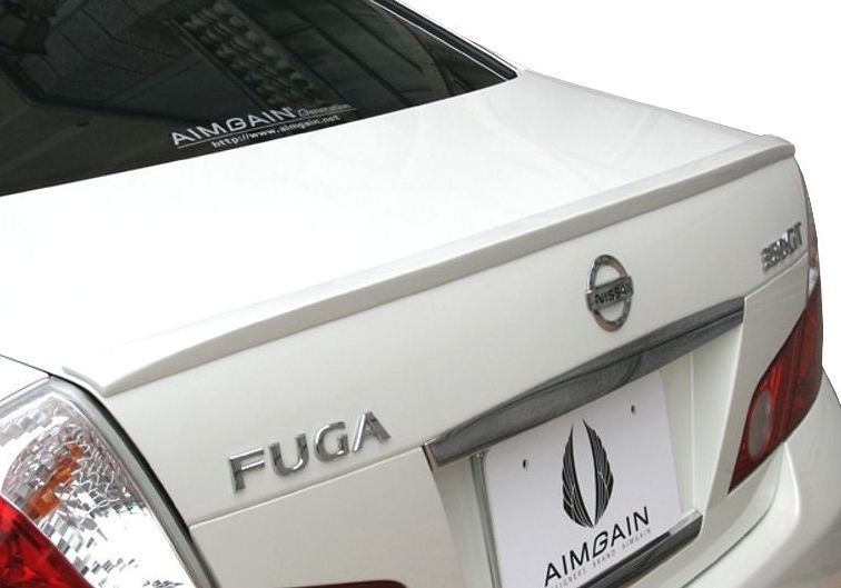 【楽天市場】【M's】フーガ Y50 前期（H16.10-H19.11）250GT／350GT トランク スポイラー ／ AIMGAIN エイムゲイン エアロ ／／ 日産 NISSAN ...