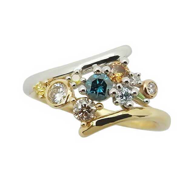 【楽天市場】GSTVトリートメントダイヤモンドダイヤモンドリングK18/Pt950 0.405ct 3.7g【中古】程度SA【smtb-m ...