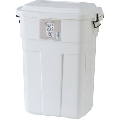 【楽天市場】【メーカー直送】東谷 トラッシュカン 30L ホワイト LFS-934WH：エンチョーホームショッピング