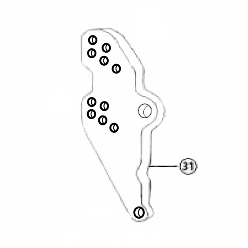 【楽天市場】【レース専用】31. PLATE RH STEP BASE[バックステップキット補修部品]：エンデュランス2号店