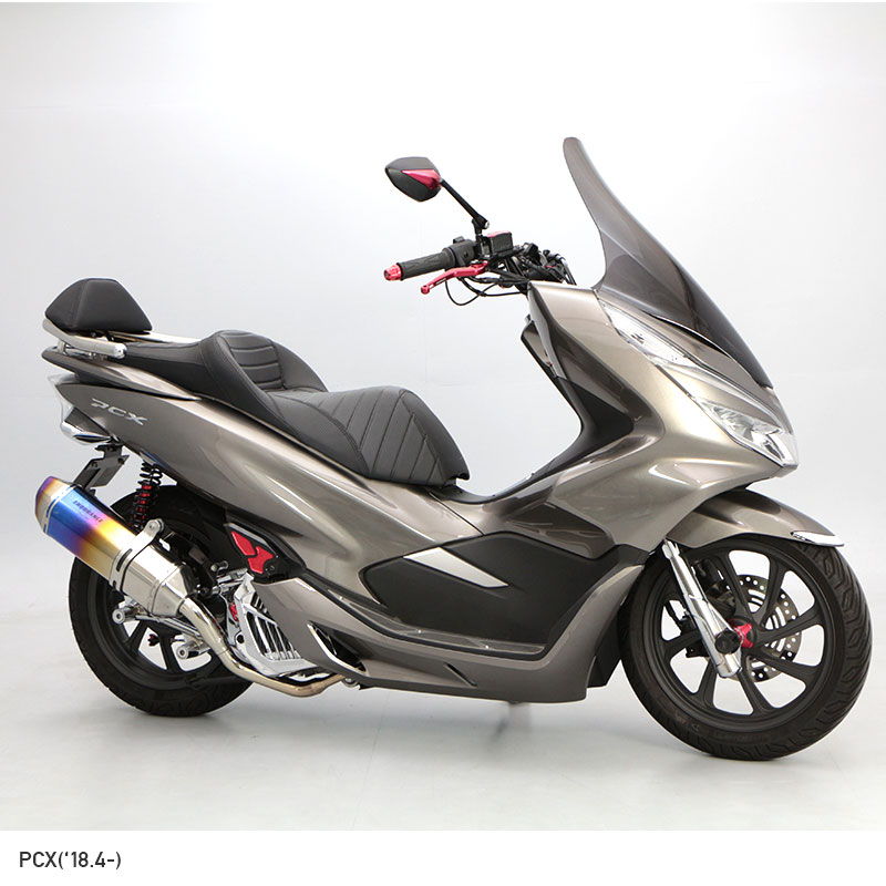 【楽天市場】PCX('10.3～) PCX150('12.4～) バックレスト(ブラック)＋グラブバーセット バイク：エンデュランス楽天市場店
