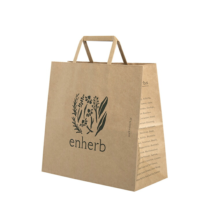 【楽天市場】[ギフト用] enherb ショッピングバッグ（紙袋）：ハーブ専門店エンハーブ楽天市場店