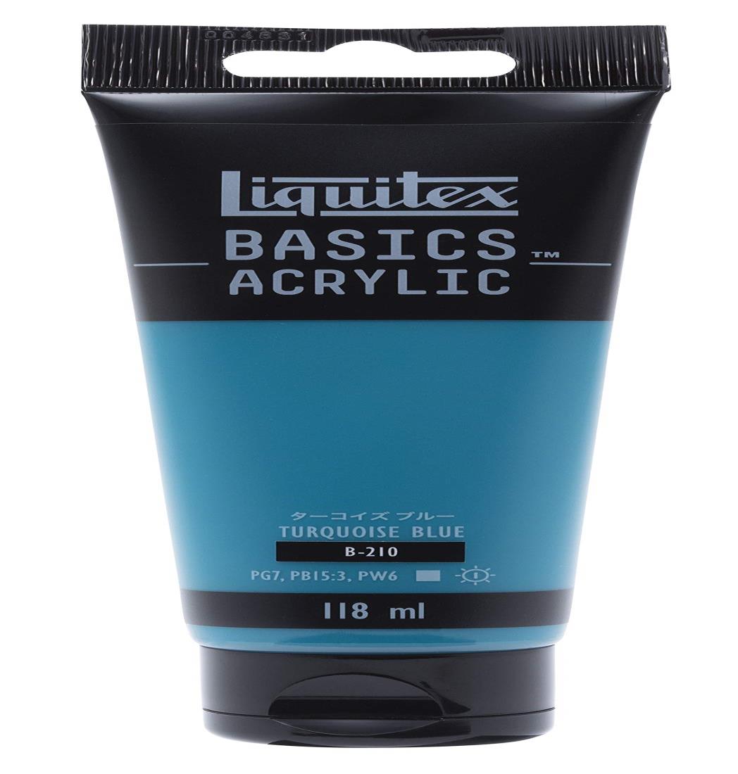 【楽天市場】リキテックス アクリル絵具 リキテックス ベーシックス ターコイズブルー B-210 118ml：バラエティショップ平和