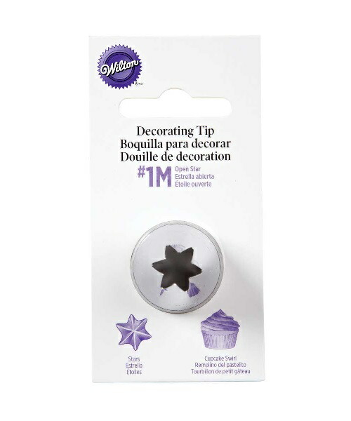 【楽天市場】【SALEクーポン】 Wilton(ウィルトン) スターチップ 口金#21 OPEN STAR TIP #21 CRD 製菓 ...