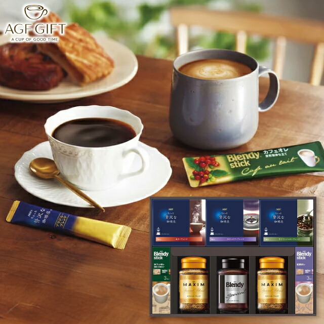 【楽天市場】コーヒー 珈琲 送料無料 送料込※沖縄・離島除く AGF ドリップ＆インスタントコーヒーギフト MQZ-50A 出産内祝い 法事 お供え 回忌法要 お盆 ギフト 結婚内祝い 入学 ...