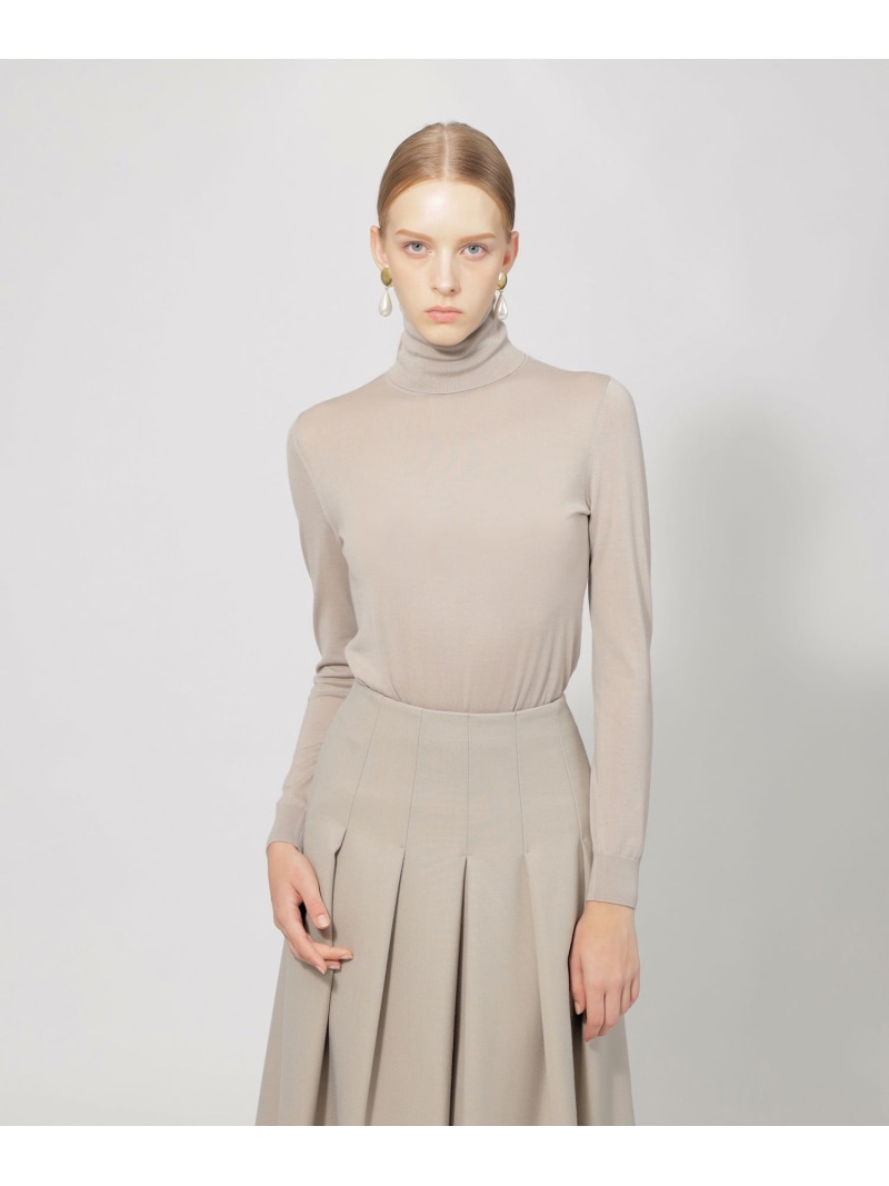 【楽天市場】【SALE／30%OFF】SLOWOOL ベーシックタートルネックニット【2023年秋冬モデル】 EPOCA エポカ トップス ...