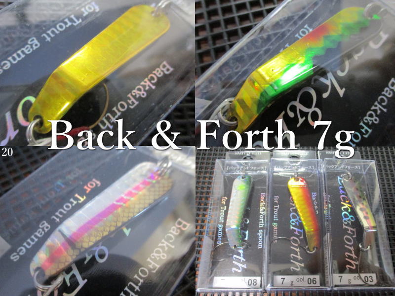 【楽天市場】バック&フォース 7g /49mm ～全11色 ＜スミス SMITH＞ ネイティブ ルアーフィッシング用 スプーン Back & Forth Spoon 7g ～池谷成就氏独自釣法 ...