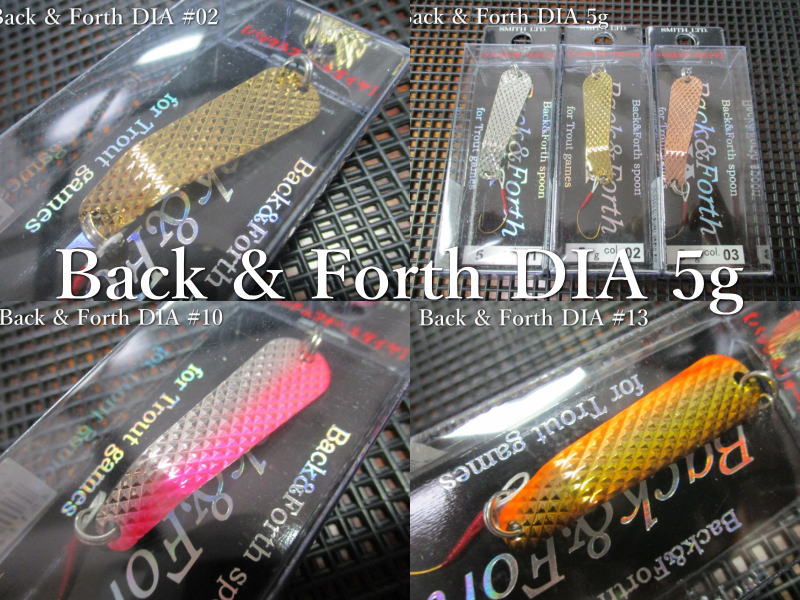 【楽天市場】バック&フォース [ダイヤ] 5g /43mm ～全13色 ＜スミス SMITH＞ ネイティブ ルアーフィッシング用 スプーン Back & Forth DIA Spoon 5g ...