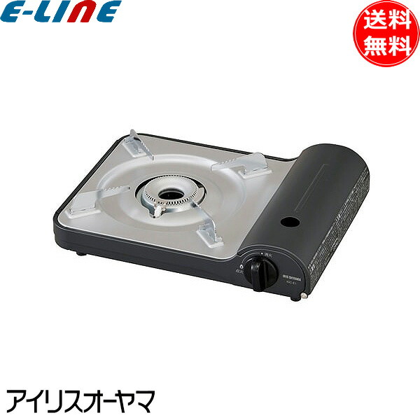 【楽天市場】アイリスオーヤマ IGC-E1-H カセットコンロ スリム チャコール おしゃれ IGCE1H 「送料無料」：イーライン