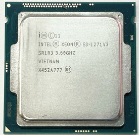 【楽天市場】正規品★安心初期付き★デスクトップ用cpu インテル Intel CPU Xeon E3-1271V3 3.60GHz 8M ...