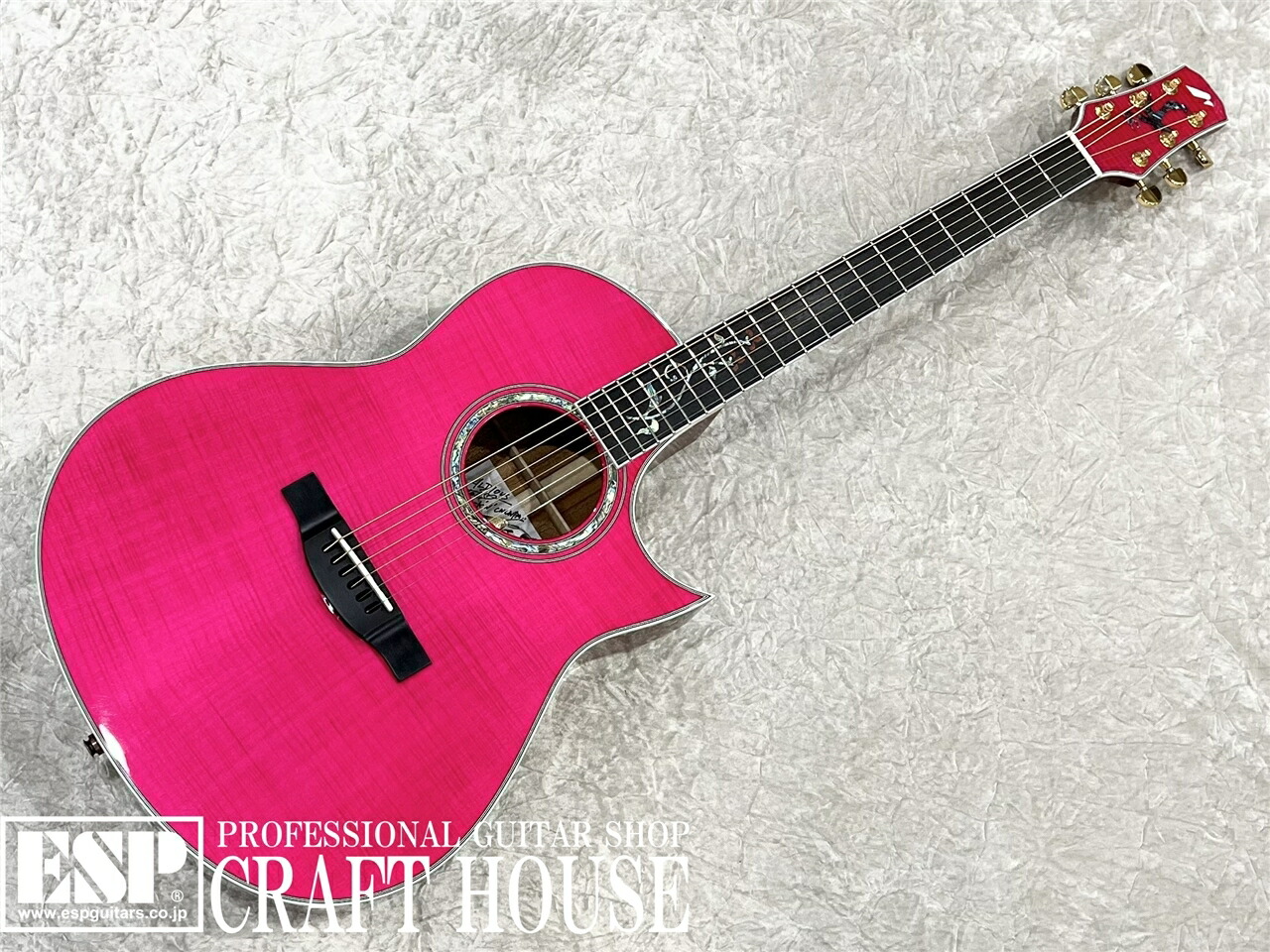 【楽天市場】【ESP直営店】【即納可能】Morris TC-16 Custom / See Thru Pink：ESP CRAFT HOUSE ...