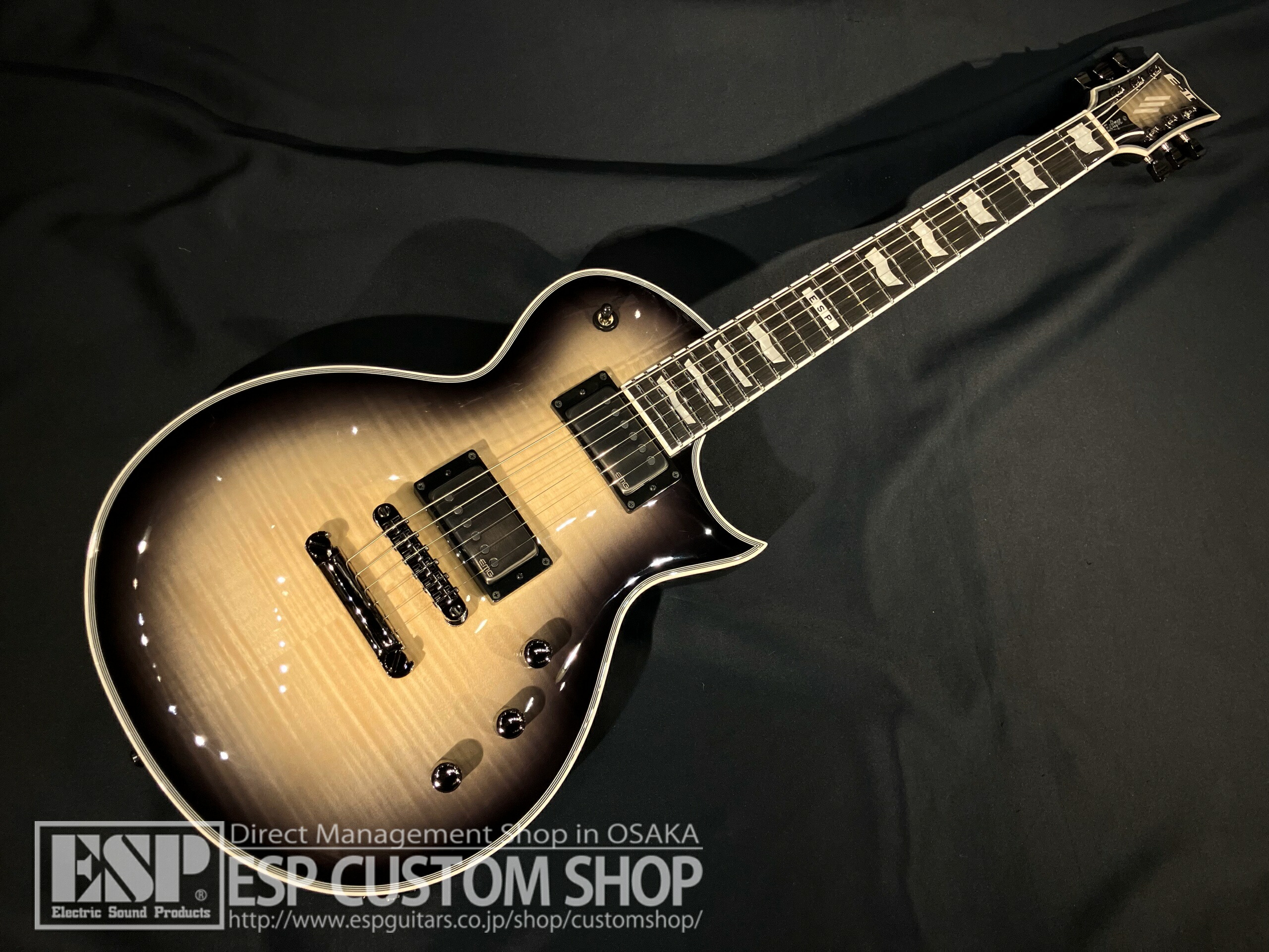 【楽天市場】【ESP直営店】E-II EC FM FT EMG / Black Natural Burst【即納可能】[ESP ...