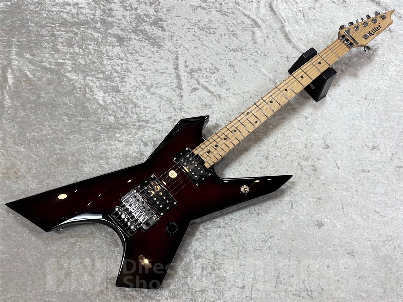 【楽天市場】【ESP直営店】【即納可能】Killer KG-Exploder II Flame Top /Wine Red Sunbust ...