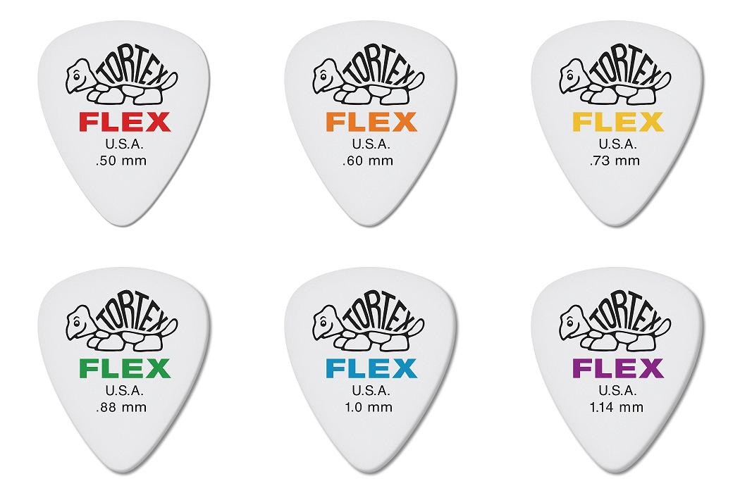 【楽天市場】【ESP直営店】Jim Dunlop Tortex® Flex™ Standard 428（1枚売り）[Pick/ピック/ジム ...