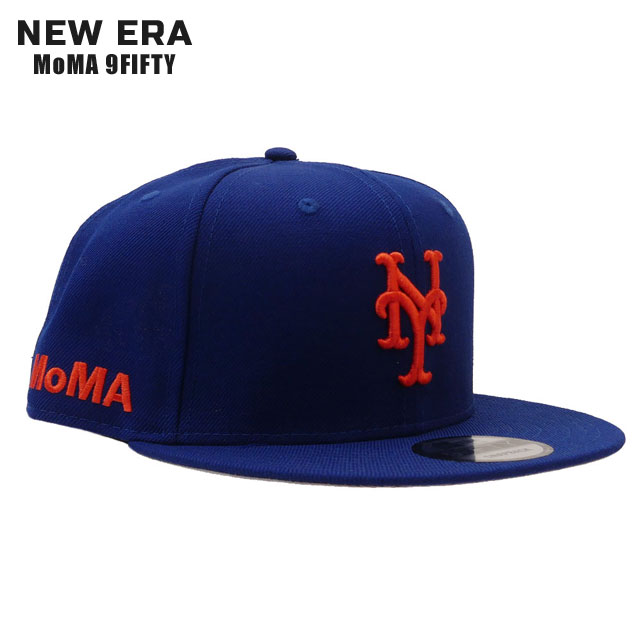 【楽天市場】【本物・正規品】 新品 ニューエラ NEW ERA x モマ MoMA ニューヨーク メッツ 9FIFTY CAP スナップバック キャップ BLUE ブルー メンズ：essense