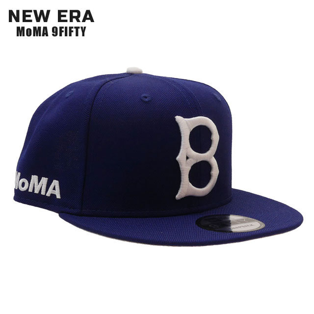 【楽天市場】【本物・正規品】 新品 ニューエラ NEW ERA x モマ MoMA ブルックリン ドジャース 9FIFTY CAP スナップバック キャップ BLUE ブルー メンズ：essense