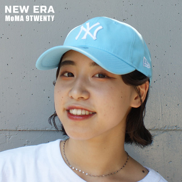【楽天市場】【本物・正規品】 新品 ニューエラ NEW ERA x モマ MoMA ニューヨーク ヤンキース 9TWENTY CAP ストラップバック キャップ PASTEL BLUE ...