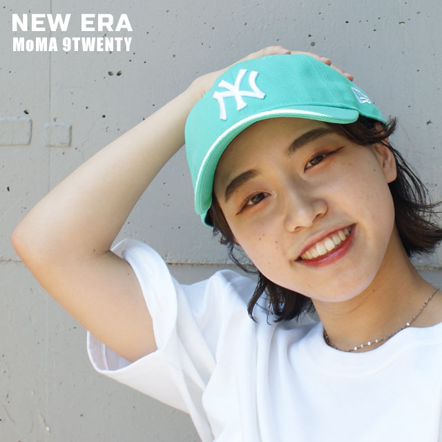 【楽天市場】【本物・正規品】 新品 ニューエラ NEW ERA x モマ MoMA ニューヨーク ヤンキース 9TWENTY CAP ストラップバック キャップ PASTEL GREEN ...