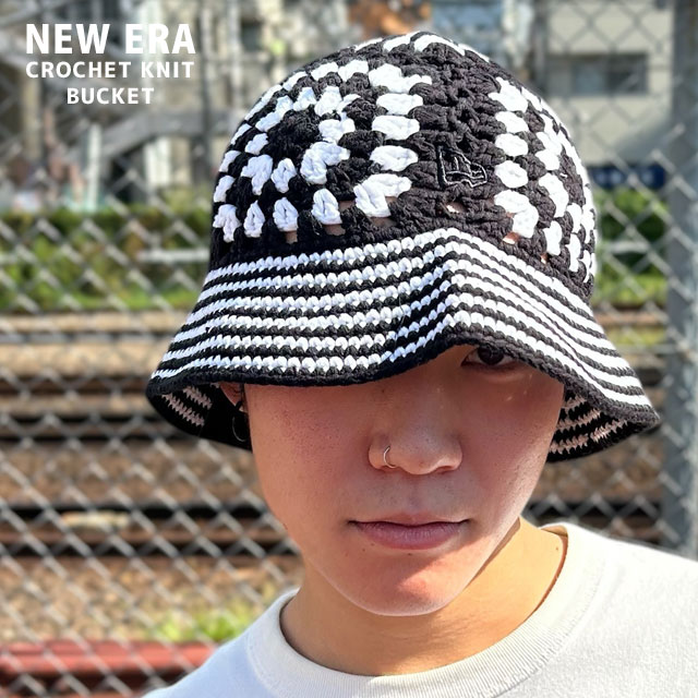 【楽天市場】【本物・正規品】 新品 ニューエラ NEW ERA CROCHET KNIT BUCKET OSFM クロシェ ニット バケット ...