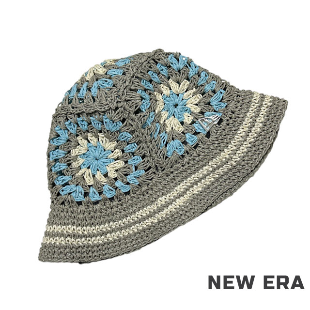 【楽天市場】【本物・正規品】 新品 ニューエラ NEW ERA CROCHET KNIT PAPER OSFM クロシェ ニット バケット ...