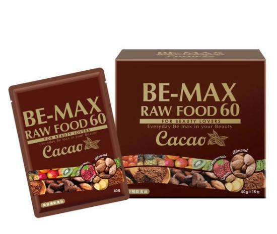 【楽天市場】BE-MAX RAW FOOD 60 Cacao ビーマックス ローフード 60 カカオ 40g×15食入 生酵素 酵母 乳酸菌 ...