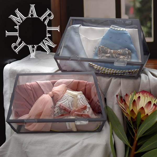 【楽天市場】マールマール MARLMARL エプロン + スタイ ボックスセット teppan box ( 新生児 ベビー 赤ちゃん 女の子 ...