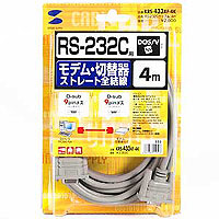 【楽天市場】【クーポン配布中 2/19 8時まで】RS-232Cケーブル モデム TA用 4m KRS-433XF-4K サンワサプライ：イー ...