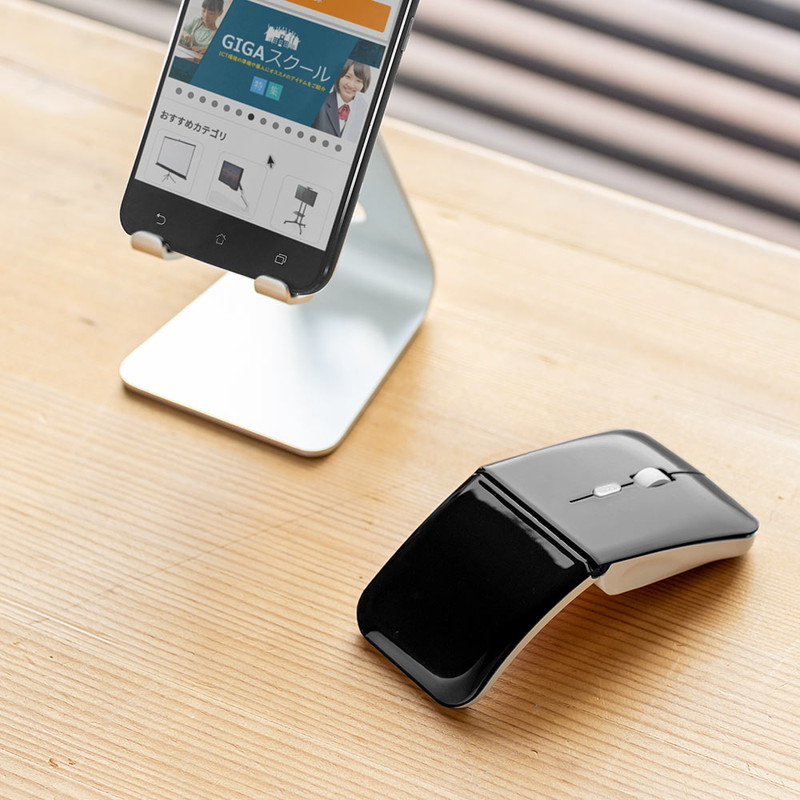 【楽天市場】【サマーセール 7/31まで】ワイヤレスマウス Bluetooth 充電式 薄型 携帯 テレワーク 在宅勤務 複数台 パソコン Mac Android スマホ タブレット ブラック ...