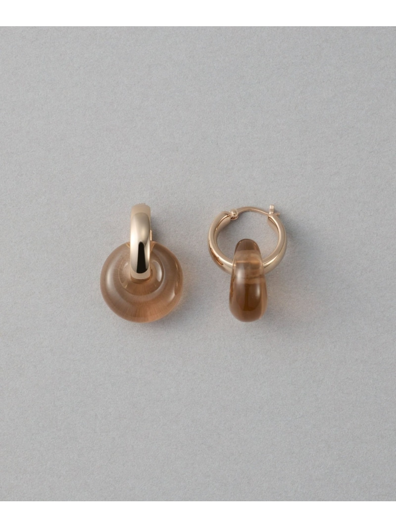 【楽天市場】[ウォーターマーク] フープピアス ete エテ アクセサリー・腕時計 ピアス グレー【送料無料】[Rakuten Fashion ...