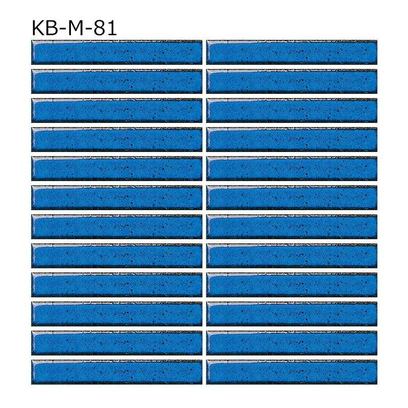 【楽天市場】名古屋モザイク 華窯ボーダー KB-M-81[シート] 144×19ボーダー クラフトタイル 壁タイル：etile 楽天市場ショップ