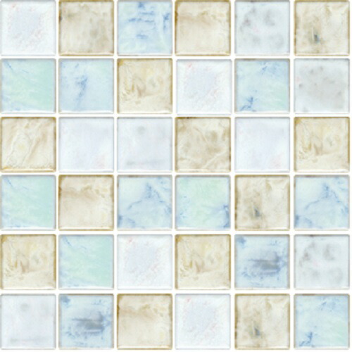 【楽天市場】ニッタイ工業株式会社 アートモザイクコレクション 陶片 TOU-MIX1 平（49角）ミックス（ユニット）モザイクタイル 和風 ...