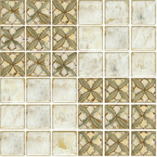 【楽天市場】ニッタイ工業株式会社 アートモザイクコレクション 陶片 TOU-MIX4 平（49角）ミックス（ユニット）モザイクタイル 和風 ...