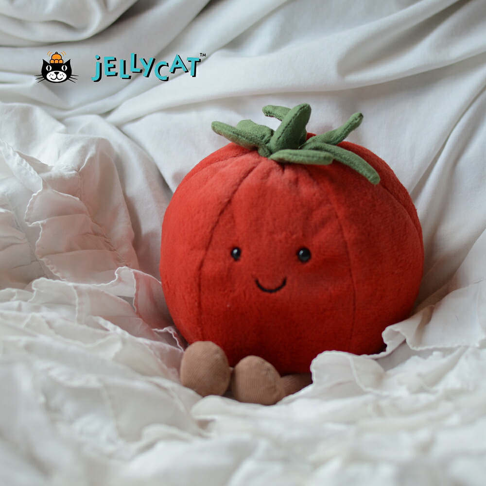 【楽天市場】【正規販売代理店】【ラッピング】 Jellycat Amuseable Tomato とまと トマト ぬいぐるみジェリーキャット ...