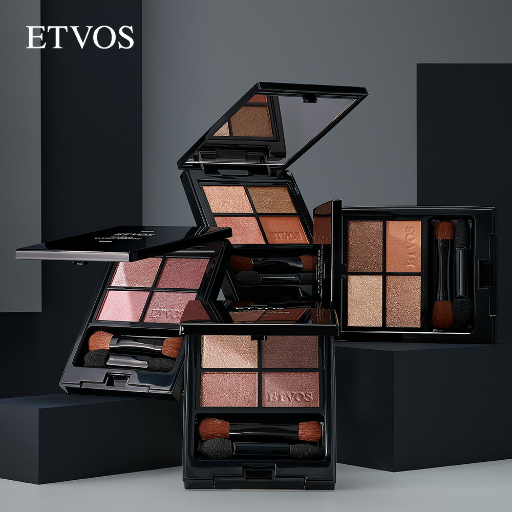 【楽天市場】≪新発売≫ エトヴォス 公式( ETVOS )「ミネラルクラッシィシャドー」【30日間返品保証】 アイシャドウ パレット アイメイク アイシャドー 4色 石けんオフ 敏感肌 ...