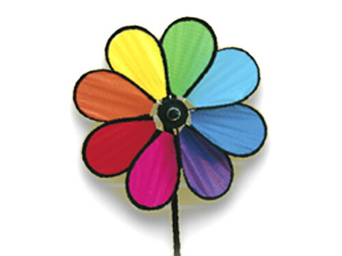 【楽天市場】Didakites Windmills ウィンドミル レインボーフラワー～お庭を素敵にコーディネイト♪ベルギーからやってきた ...