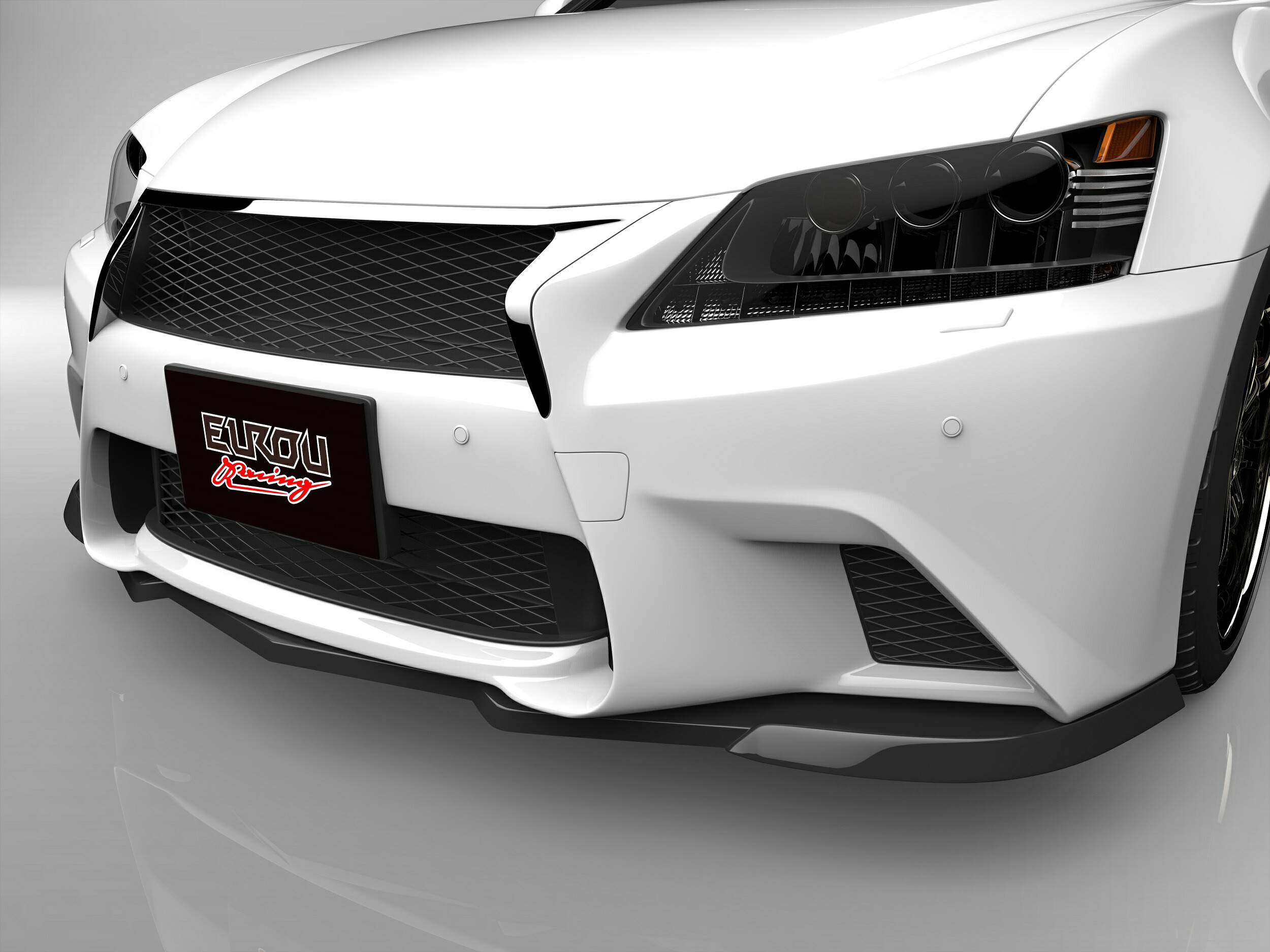 【楽天市場】 国産エアロパーツ!保証付き!!NEW MODEL/EUROUレクサス GS 10系 Fスポーツ 前期フロントアンダースポイラー ...