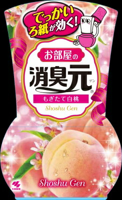 【楽天市場】小林製薬 お部屋の消臭元 もぎたて白桃 400ml×16個【送料無料】【消臭剤】【芳香剤】：ディスカウントストア てんこもり
