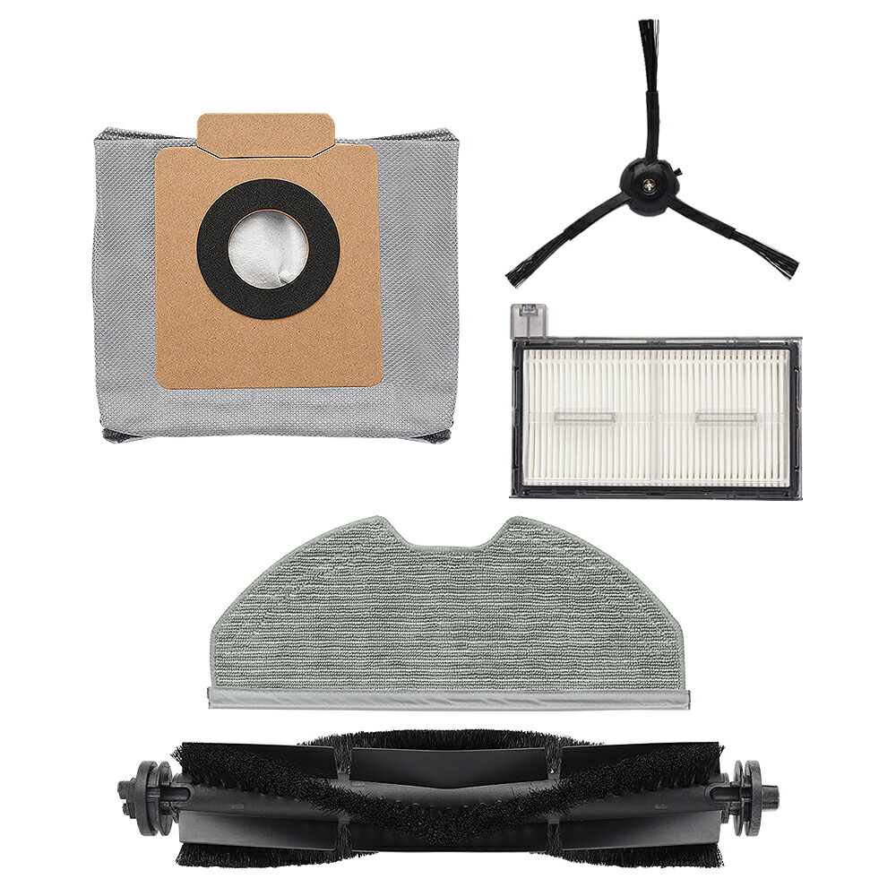 【楽天市場】ユーフィー クリーン X8 Pro 用 互換交換パーツ5点セット 互換品（サイドブラシ×1 / フィルター×1 / 回転ブラシ×1 ...