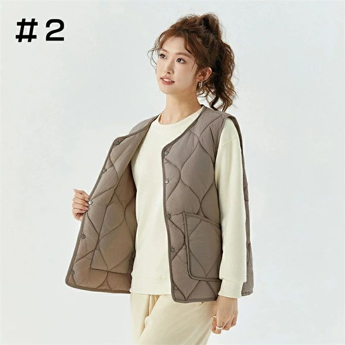 【楽天市場】ベスト レディース 中綿コート 中綿 ジャケット アウター 冬 キルティング 防寒着 コート 防寒 体型カバー 防風 ボリューム ...
