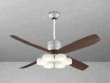 【楽天市場】照明 おしゃれ オーデリック ODELIC シーリングファンライト DCモーターファン 4枚羽根 木調 WF080P1 器具本体 WF611P1 延長パイプ[長さ:30cm ...