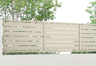 【楽天市場】目隠しフェンス アルミフェンス LIXIL リクシル フェンスAB YS3型 フェンス本体 H1000 木調色 横スリット3 形材フェンスガーデン DIY 塀 壁 囲い ...