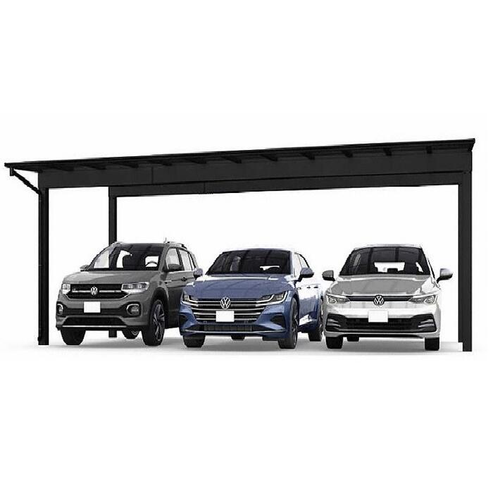 【楽天市場】YKKAP YKK ブラックポリカ仕様 3台用 カーポート エフルージュ FIRST 600タイプ 大型 駐車場屋根 おしゃれ【消費税込み】：業界大手！直販のエクスショップ