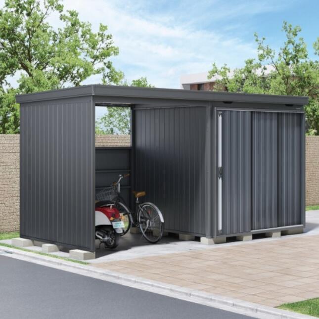 【楽天市場】イナバ物置 フォルタウィズ フランネルグレー 多雪型 3320×2210×2085 FW-1822+15KSF FW-15K+1822SF 左扉タイプ 右扉タイプ 稲葉製作所 ...