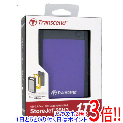 【楽天市場】【いつでも2倍！1日と5．0のつく日は3倍！18日も3倍！】transend製 外付HD StoreJet 25H3P ...