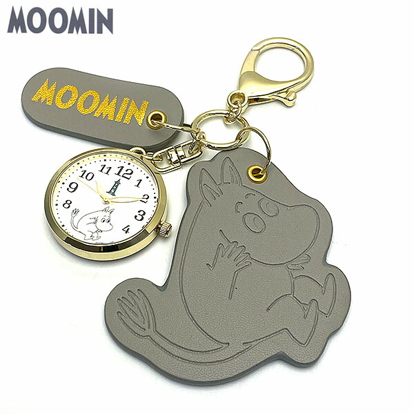 【楽天市場】ムーミン 時計 レディース グレー MOOMIN MOM025-2 ムーミン 型押しレザーチャーム ウォッチ バックチャーム 時計 ...
